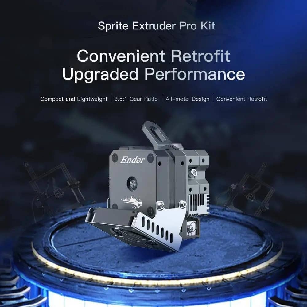 CREALITY Sprite Extruder Pro Kit 300℃ Високотемпературен печат 3:5:1 ...