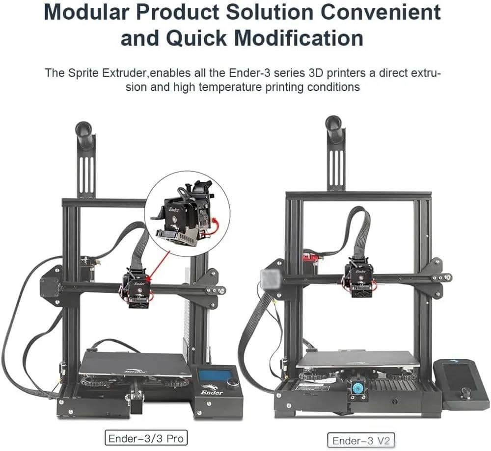 CREALITY Sprite Extruder Pro Kit 300℃ Високотемпературен печат 3:5:1 ...