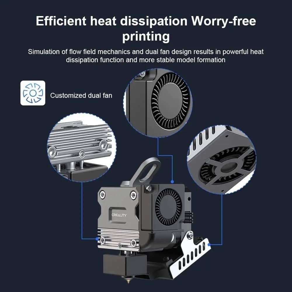 CREALITY Sprite Extruder Pro Kit 300℃ Високотемпературен печат 3:5:1 ...