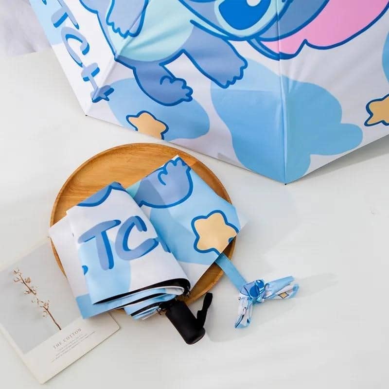 Disney Stitch Sunumbrella Cartoon Lilo & Stitch Umbrella UV Protection ...