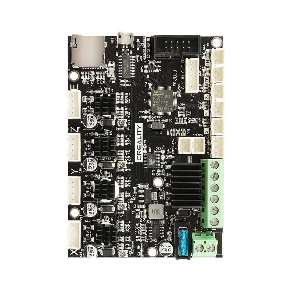 Creality Ender 3 V2 Silent Motherboard Upgraded High Performance Mainboard V4.2.7 with TMC2225 ...