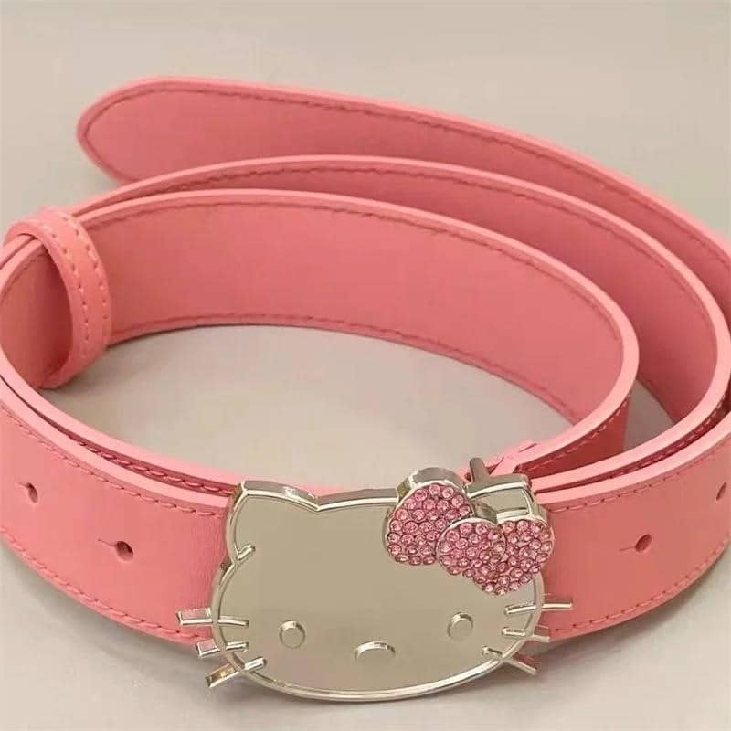 Sanrio Hello Kitty Girl Belt Cartoon Cute Sweet Candy Colors Rhinestone ...
