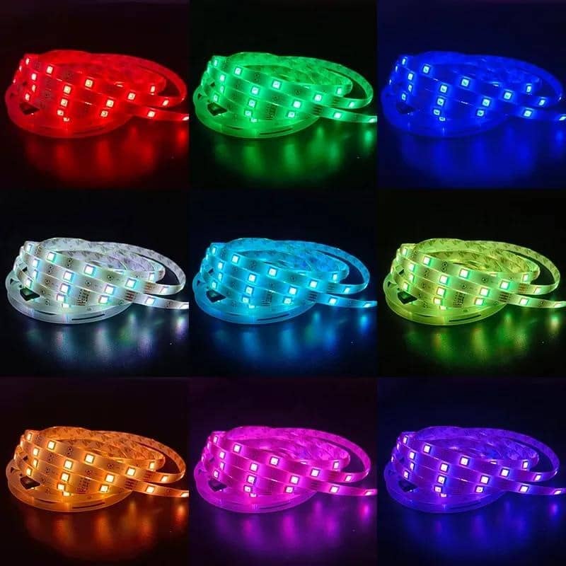 USB LED лента Bluetooth RGB 5V 1M-30M RGB светлини Гъвкава лента за LED ...