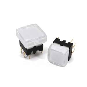 Honyone TS26 Series Square с LED моментен SPST PCB Mini Push Button Tact Switch за видео ...