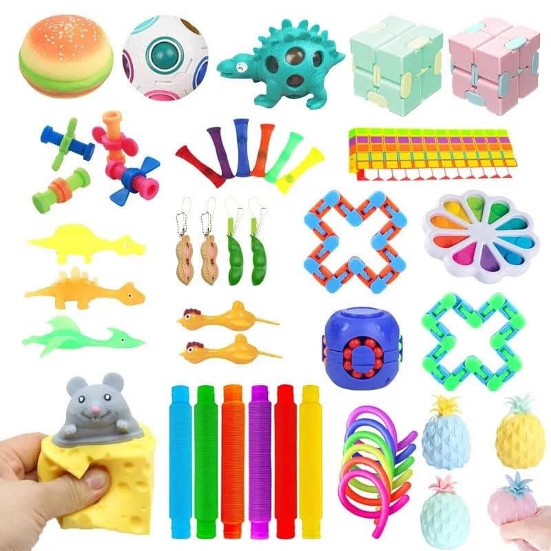 10-200 бр произволни Fidget Toys Mystery Gifts Pack Surprise bag Fidget ...