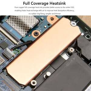 M.2 SSD радиатор Меден охладител Solid State Disk Radiator с термична ...