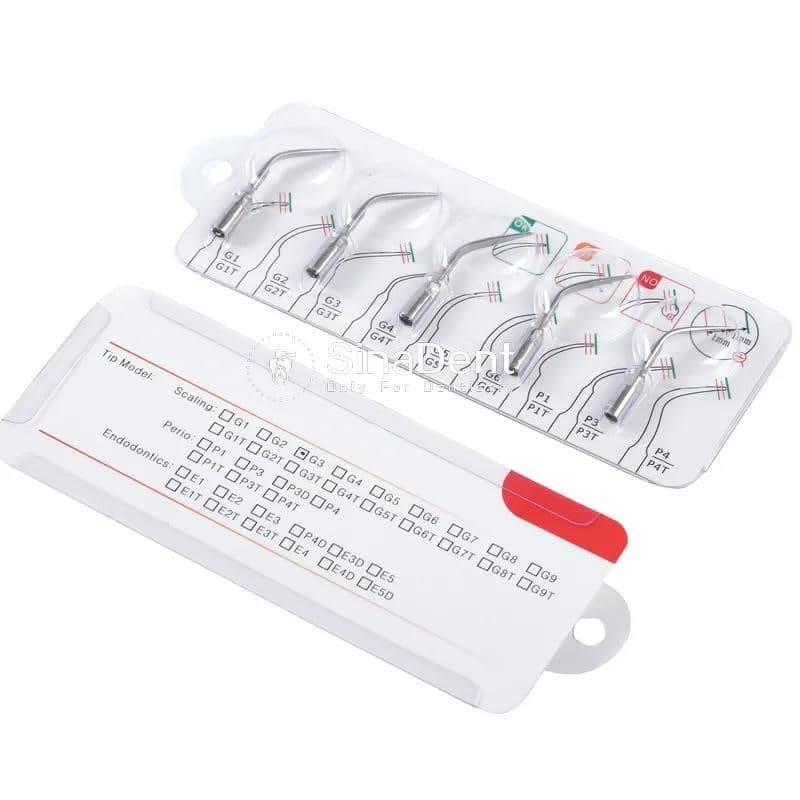 5 бр. Накрайници за дентален ултразвуков скалер G1 G2 G3 G4 P1 P3 GD1 ...