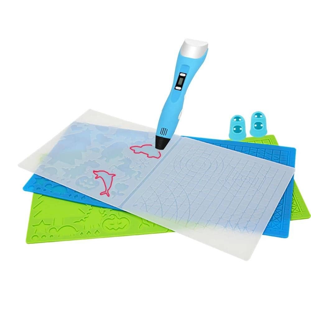 3D печатна писалка за рисуване Силиконова подложка за дизайн с основен ...