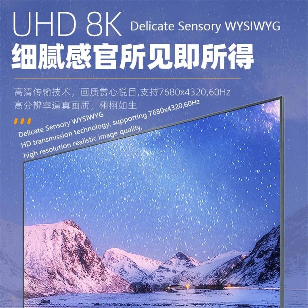 Mini /Micro 8K HDMI 2.1 кабелен конектор Адаптер 270 90 градусов ъгъл 2 ...