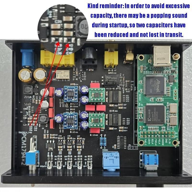 Rod Rain Audio Dual HIFI Sound Decoder Bluetooth 5.1 Усилватели за ...