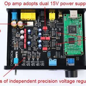 Rod Rain Audio Dual HIFI Sound Decoder Bluetooth 5.1 Усилватели за ...