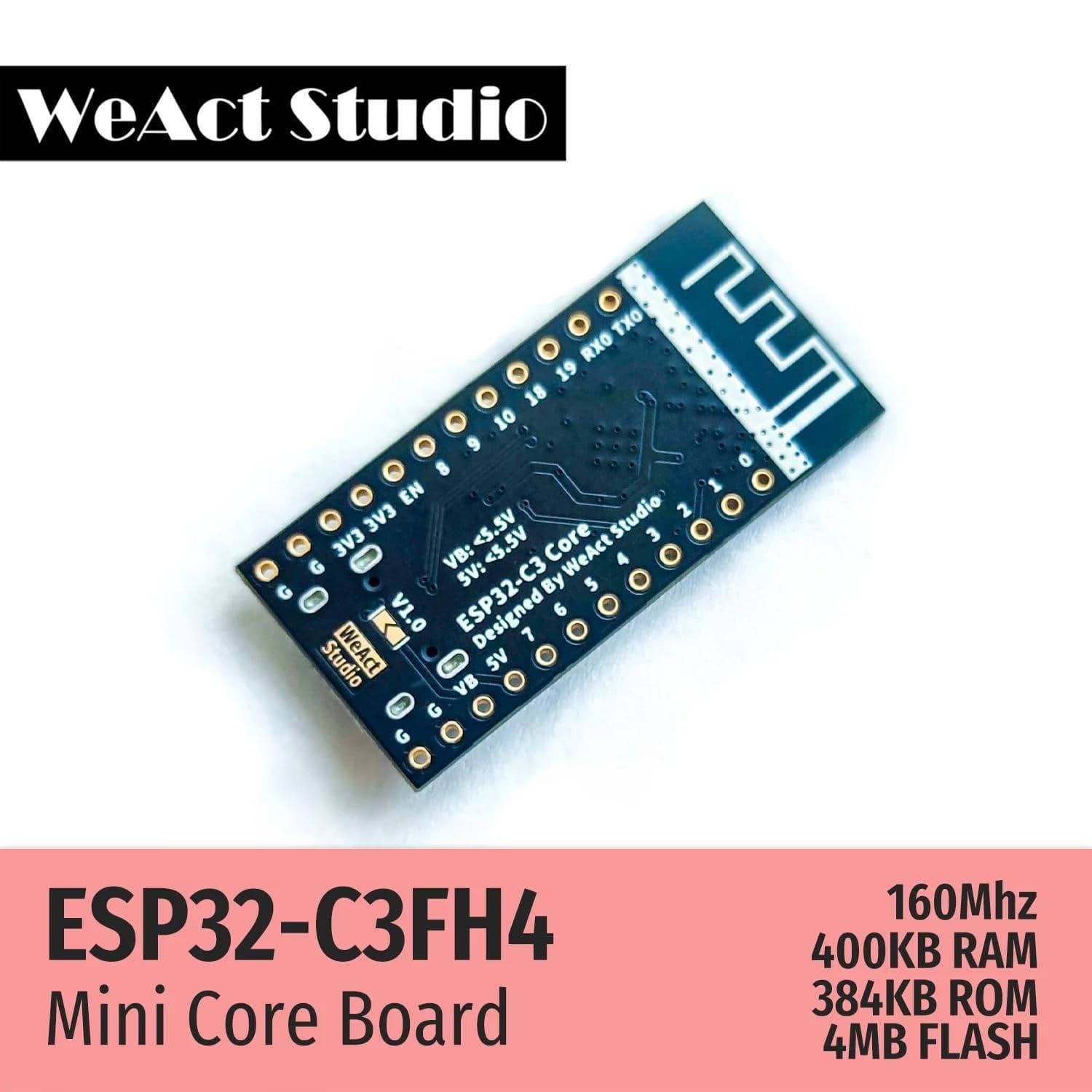 WeAct ESP32 ESP-32 ESP32C3 ESP32-C3FH4 Платка за разработка Безжичен WiFi Bluetooth-съвместим ...