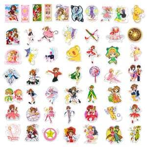 10/50 бр. Anime Card Captor Sakura Paper Sticker Канцеларски материали ...