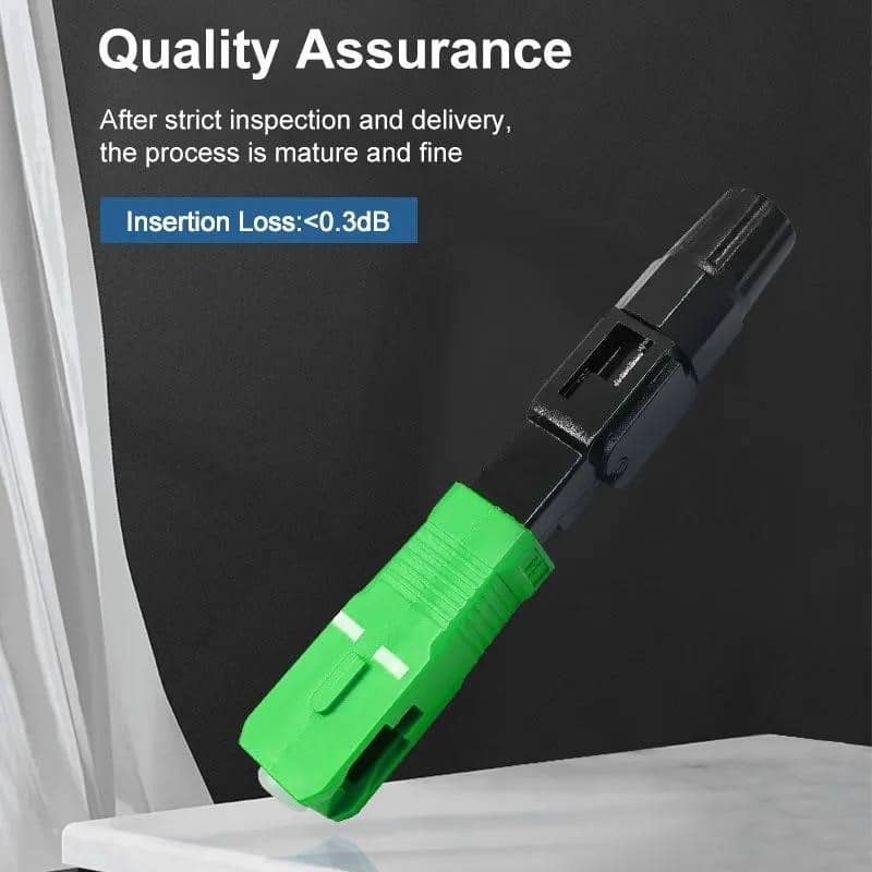 ONTi 50-400 бр. SC APC Fiber Optic Fast Connector Single Mode Fiber Optic Adapter FTTH Fiber ...