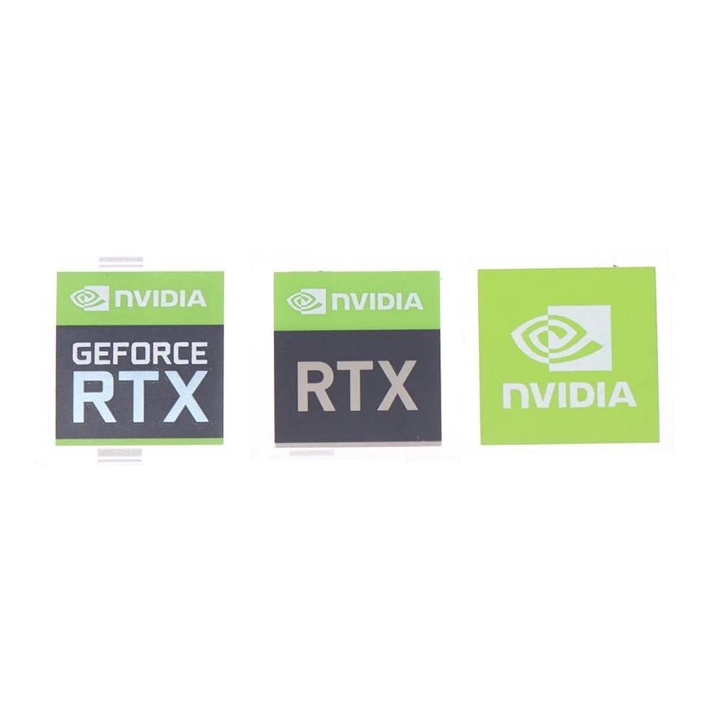 NVIDIA GTX RTX GEFORCE Стикер Етикет на лаптоп Етикет на графична карта ...