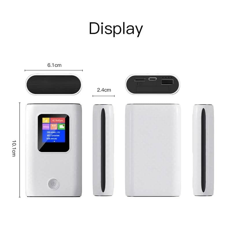 KuWfi Unlock 4G LTE рутер 150Mbps външна гореща точка 6000mah мобилен ...