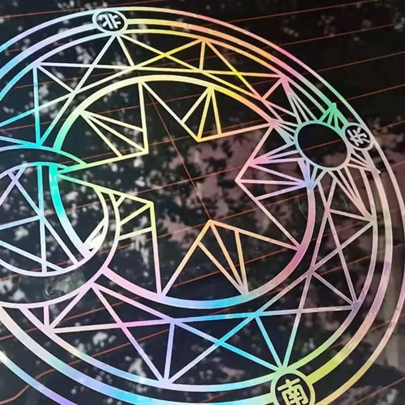 Captor Kinomoto Sakura Аниме Card Magic Circle Turntable Tarot Clow ...