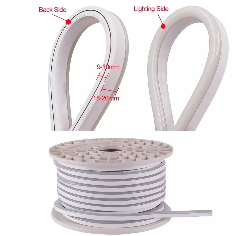 220V RGB LED неонова лента IP67 Лента за музикална лента Гъвкава LED ...