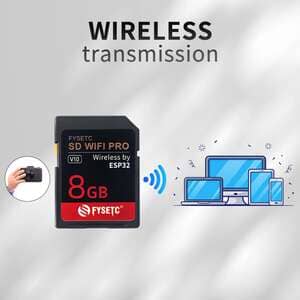 FYSETC SD-WIFI Pro с модул за четене на карти Run ESP webDev Вграден USB към сериен чип Безжично ...